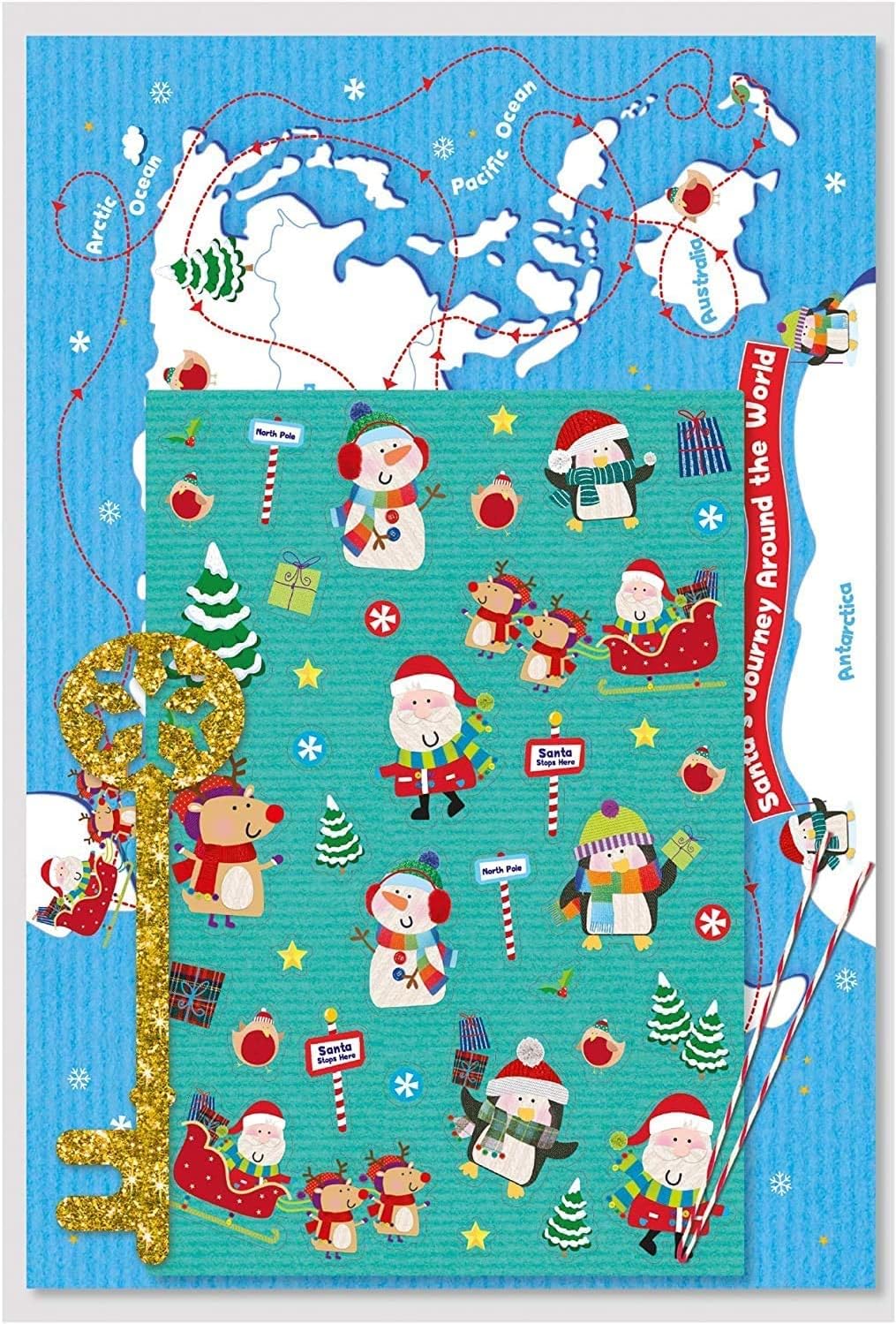 Santa Foot Print Kit Stencil