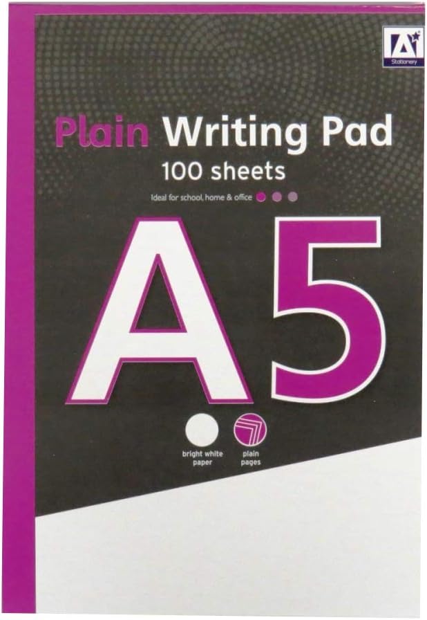 Anker A5 Plain Writing Notepad - 100 Sheets