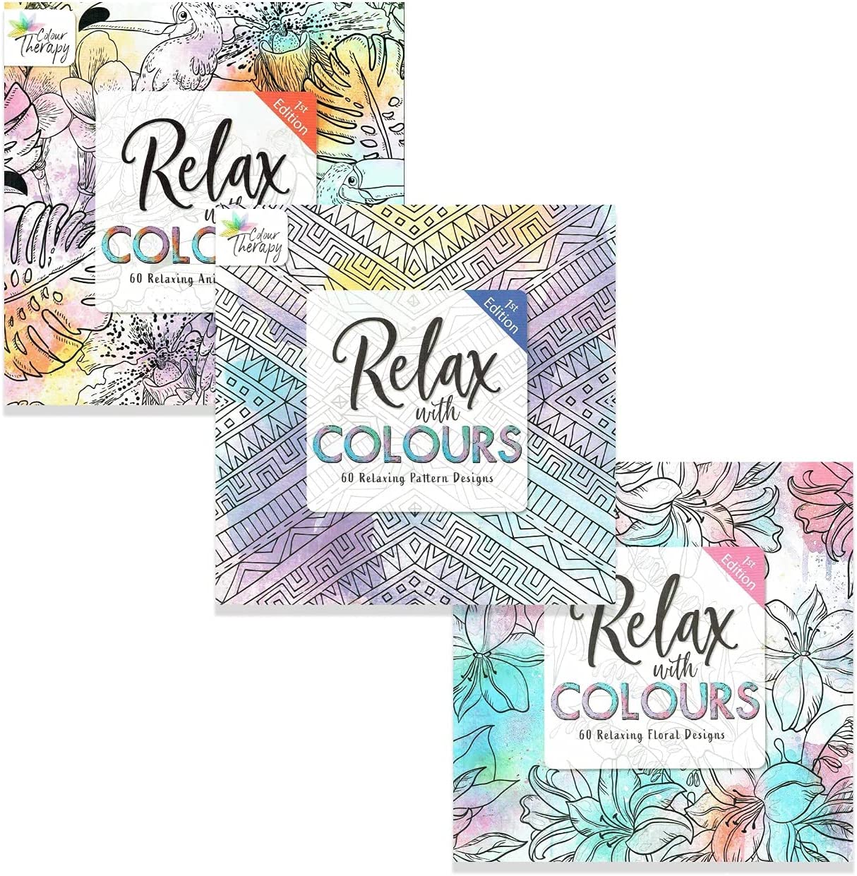 Colouring Book Series One - Pattern, Animal and Floral Edition 60 Desi