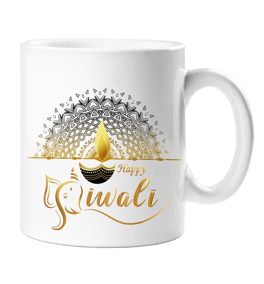Diwali Mug Gifts for The Best Diwali Ever Ganesh Cup Rangoli Diwali Di