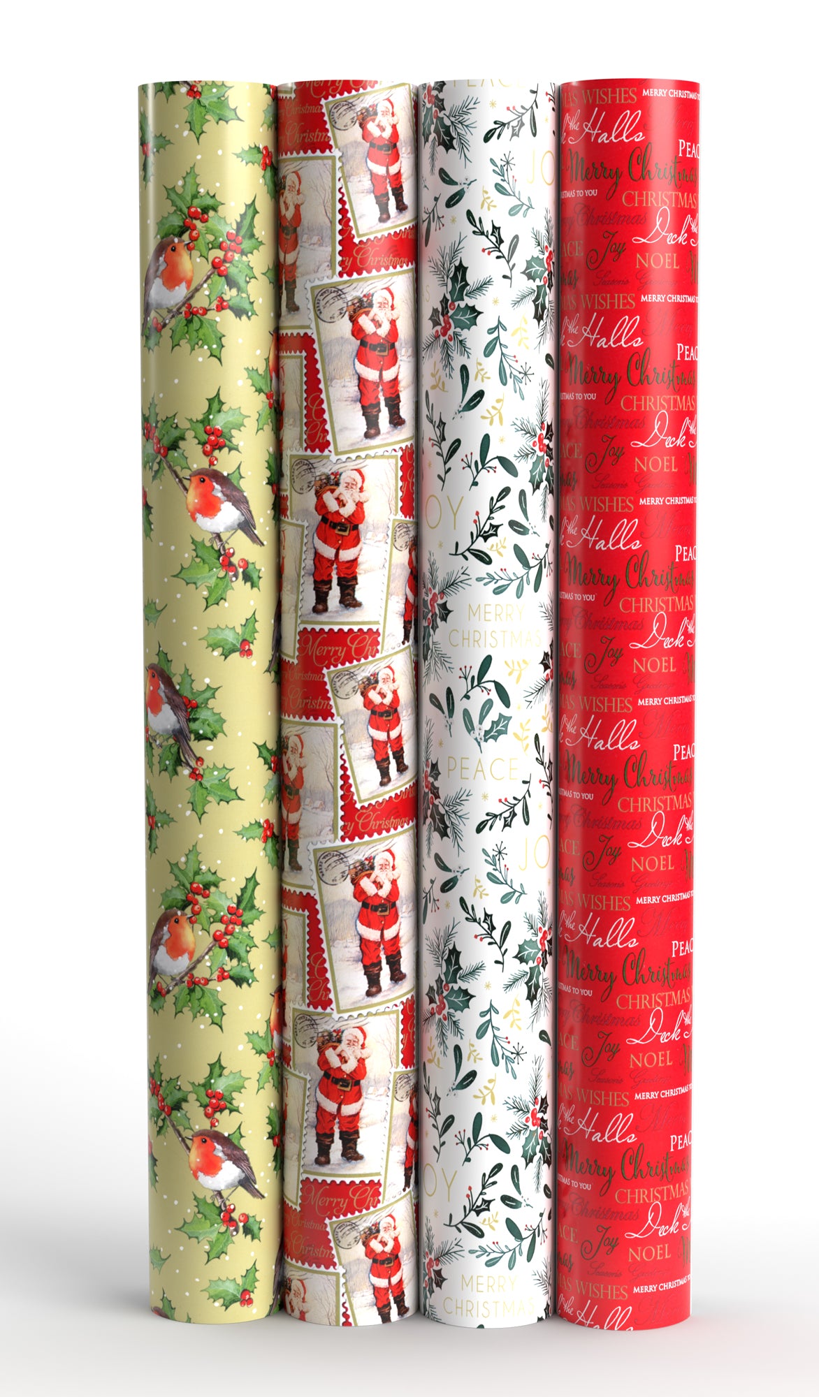 40M Christmas Traditional Gift Wrapping Paper roll - (70CM X 10m Pack