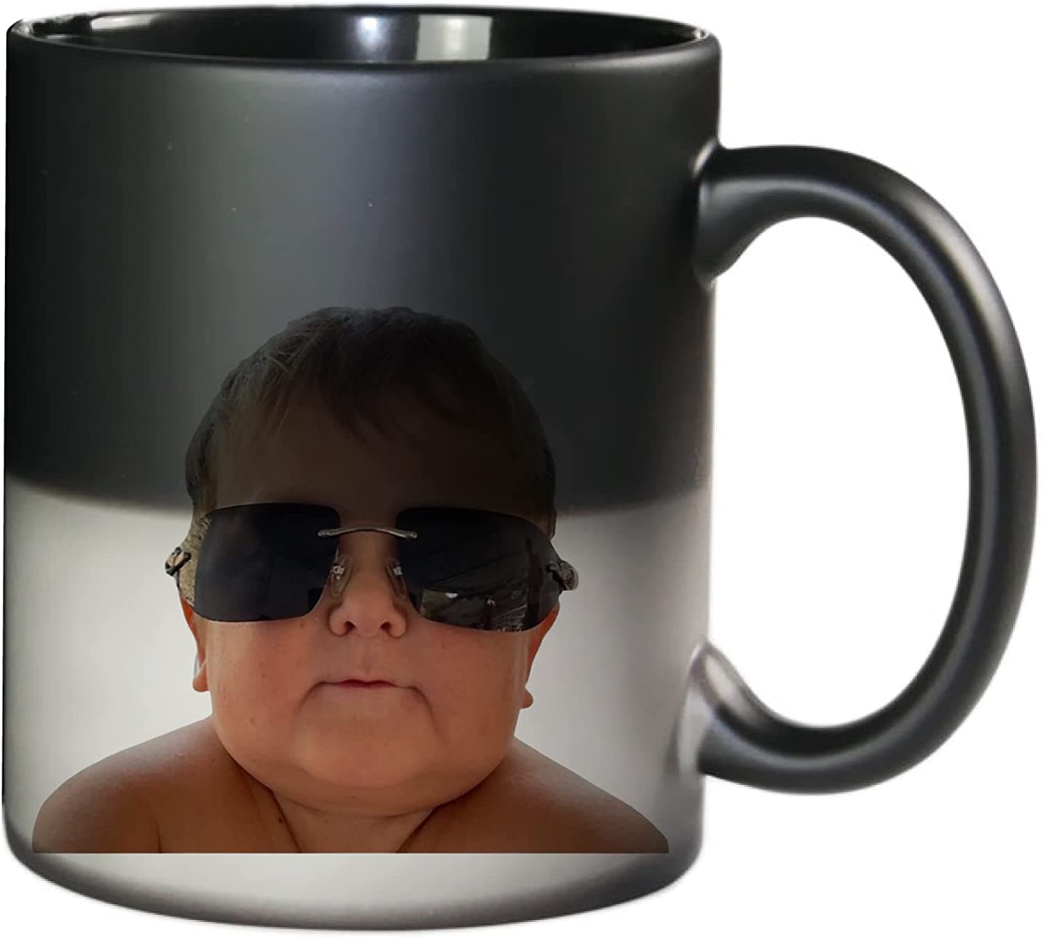Hasbulla Glasses Mug Heat Changing Meme Novelty Office Mug Joke Gag Gi