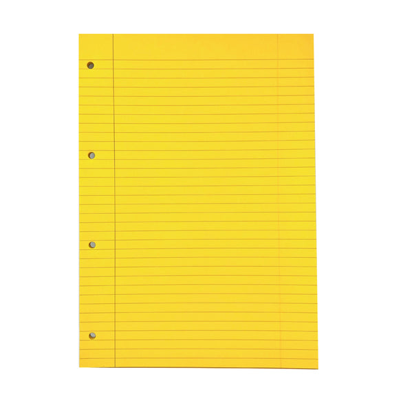 lined coloured paper